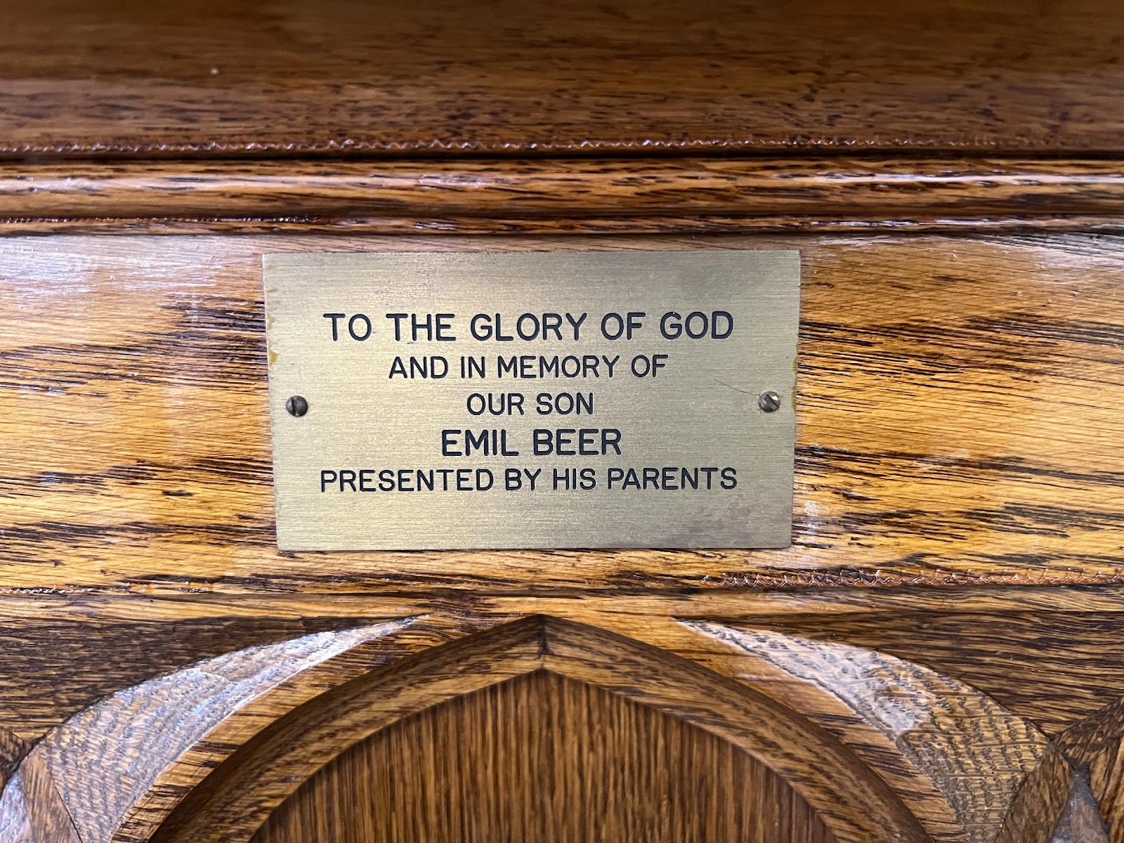 To the Glory of God and the Memory of Emil Beer | The Heights Forum